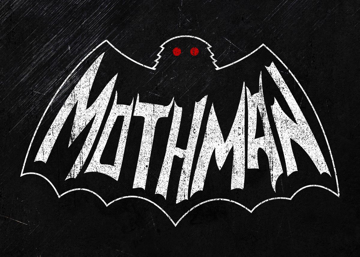 'Mothman' Poster, picture, metal print, paint by huckblade | Displate