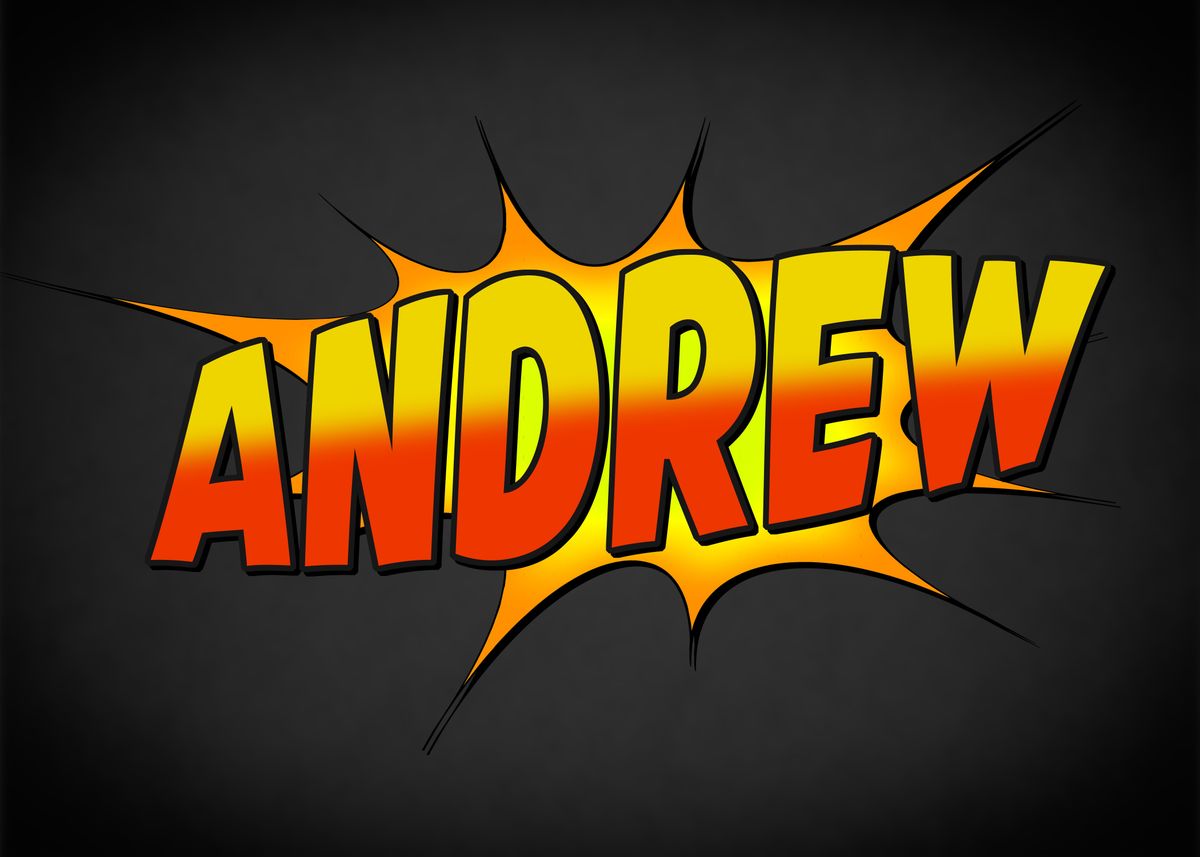 'Andrew' Poster, picture, metal print, paint by RogueDesign | Displate