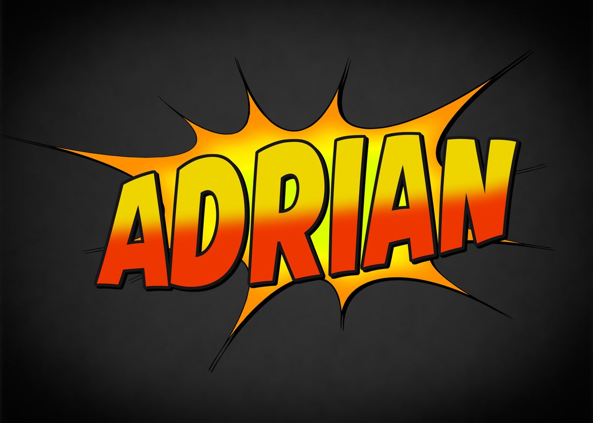 'Adrian' Poster, picture, metal print, paint by RogueDesign | Displate