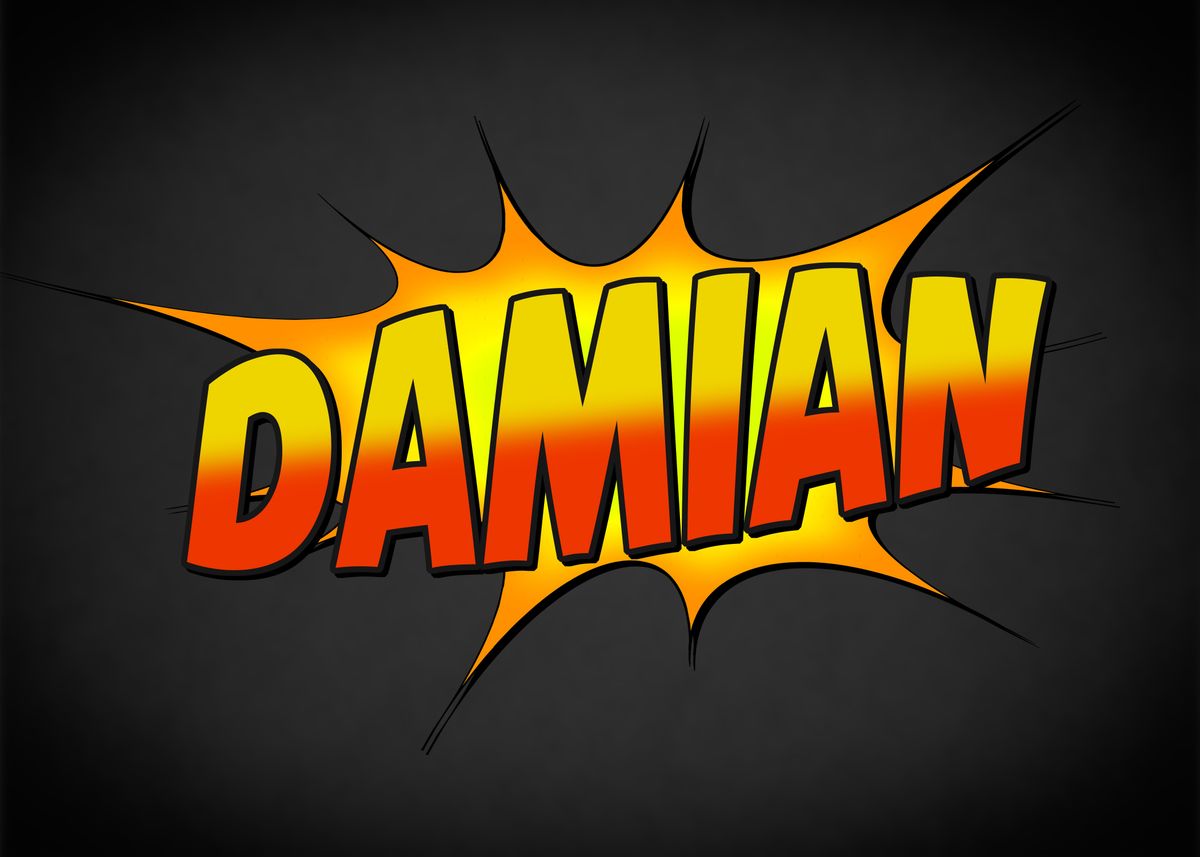 'Damian' Poster, picture, metal print, paint by RogueDesign | Displate