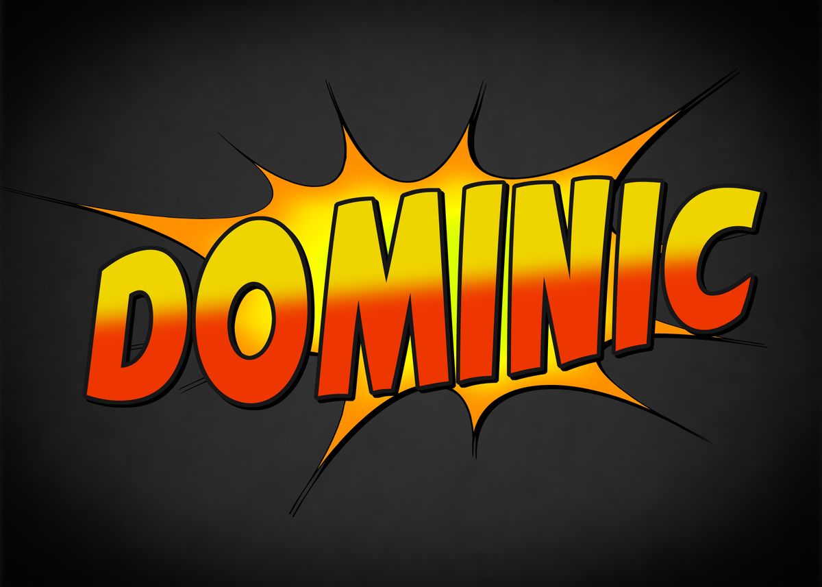 'Dominic' Poster, picture, metal print, paint by RogueDesign | Displate