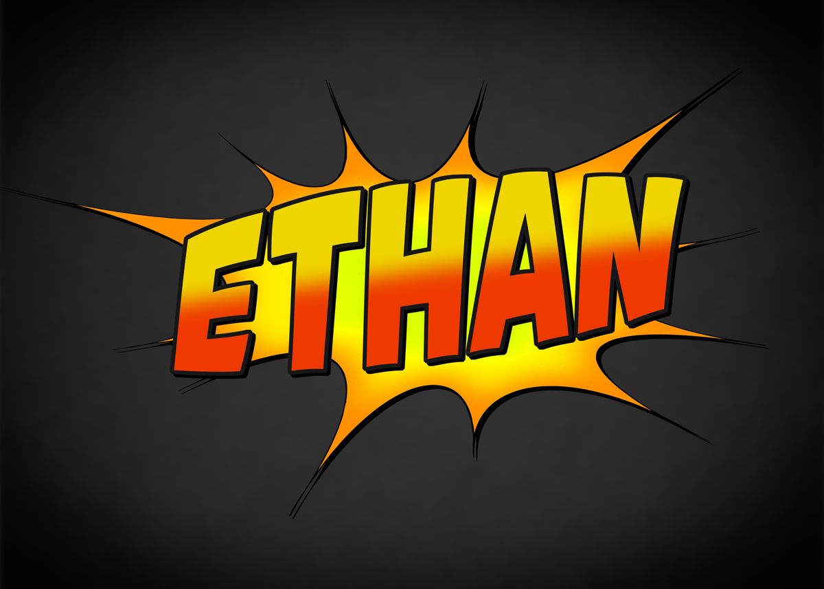 'Ethan' Poster, picture, metal print, paint by RogueDesign | Displate