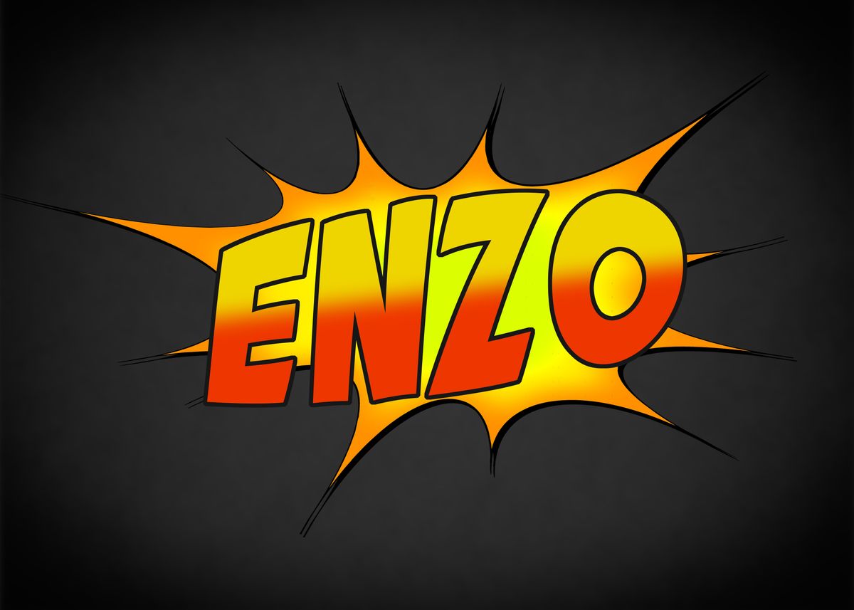 'Enzo' Poster, picture, metal print, paint by RogueDesign | Displate