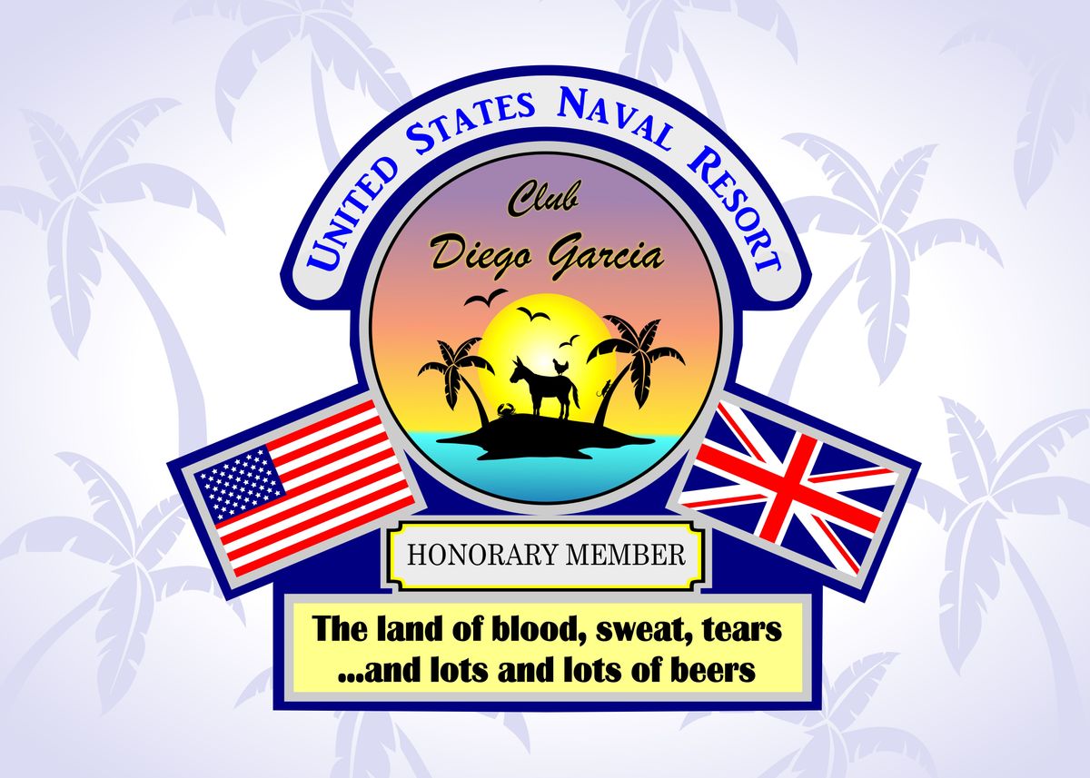 'Club Diego Garcia' Poster, picture, metal print, paint by Tom Carlos ...