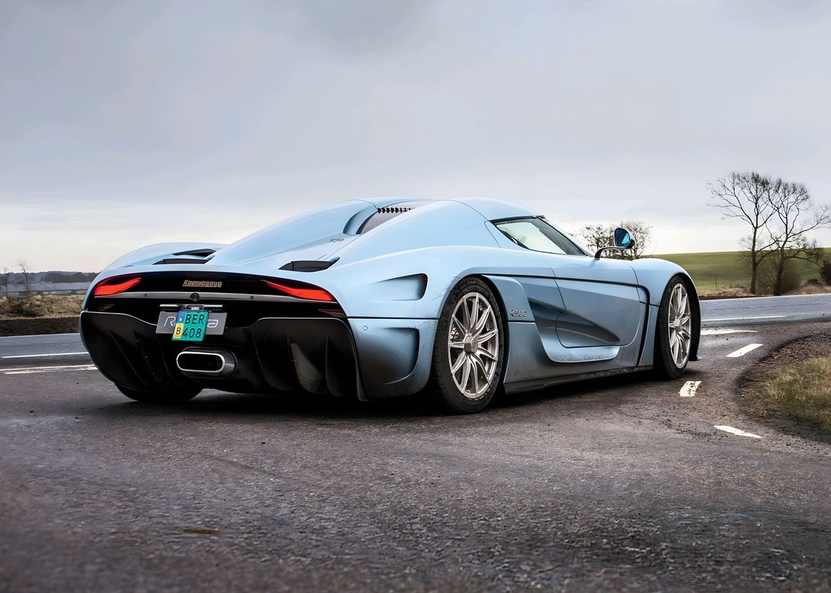 'Koenigsegg Regera' Poster, picture, metal print, paint by Game cars ...