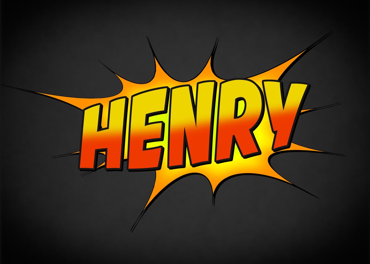 'Henry' Poster, picture, metal print, paint by RogueDesign | Displate