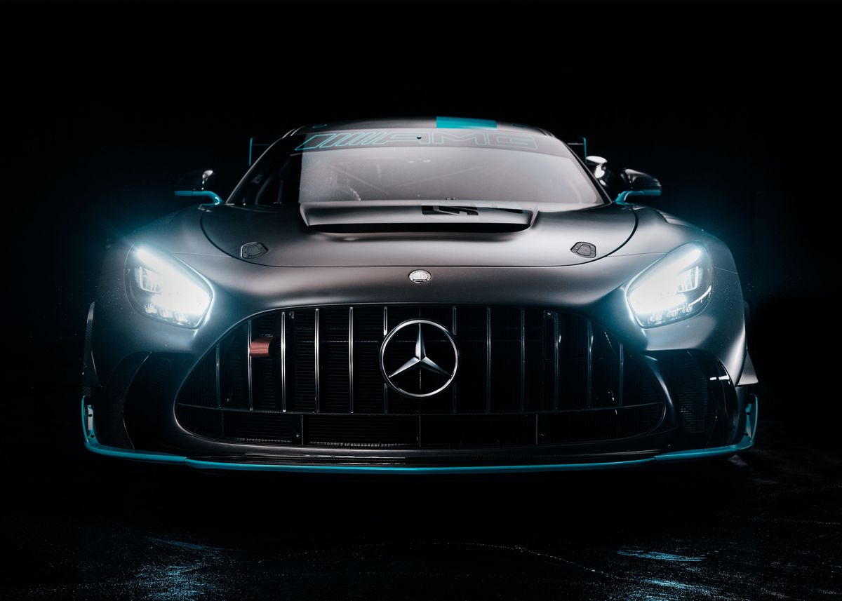 'Mercedes AMG GT2' Poster, picture, metal print, paint by Janet ...