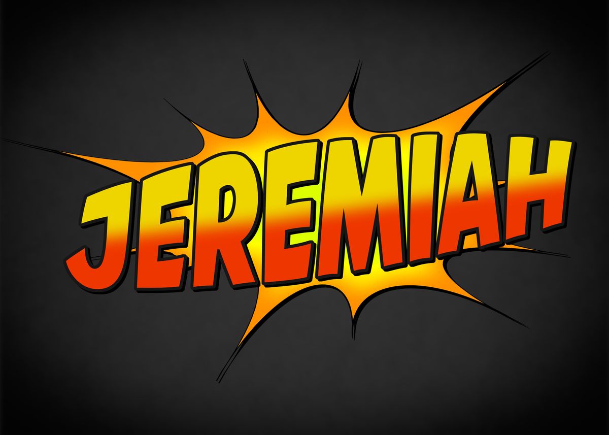 'Jeremiah' Poster, picture, metal print, paint by RogueDesign | Displate