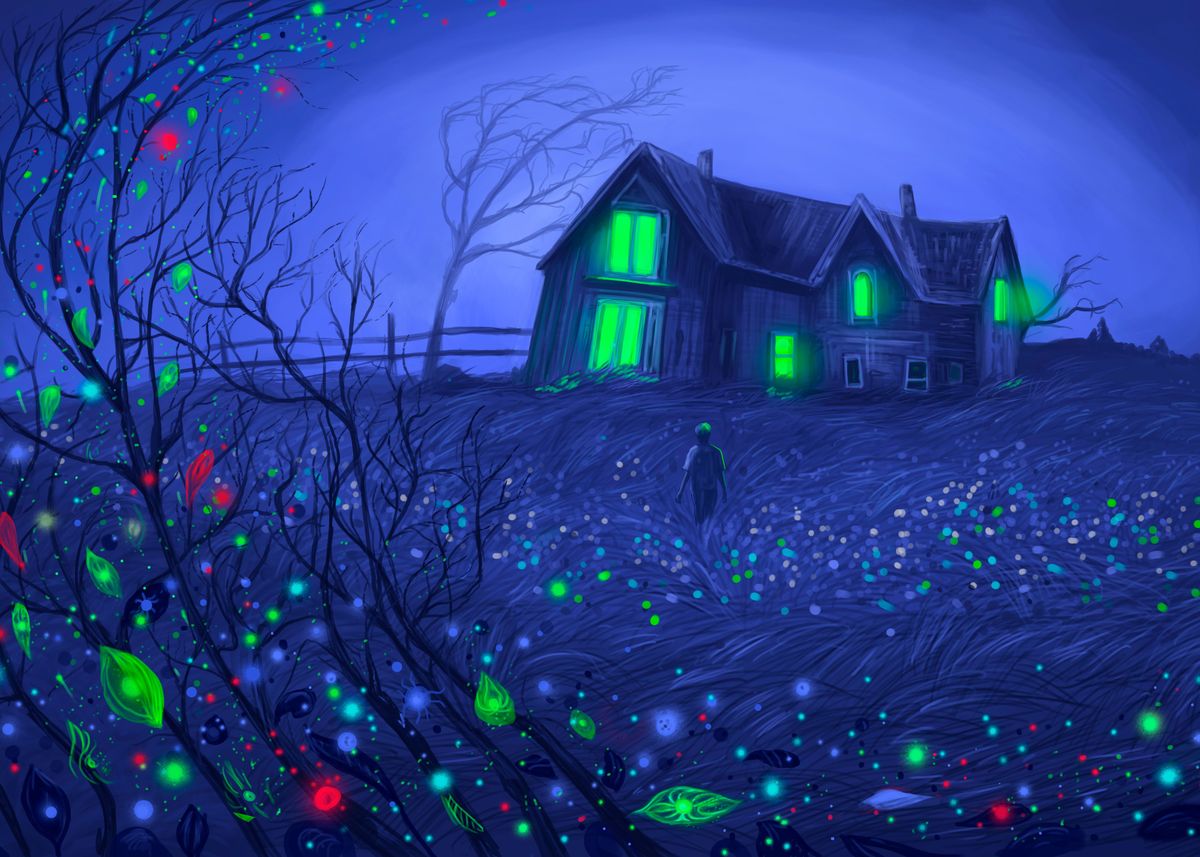 'Colors out of space' Poster, picture, metal print, paint by Anna ...