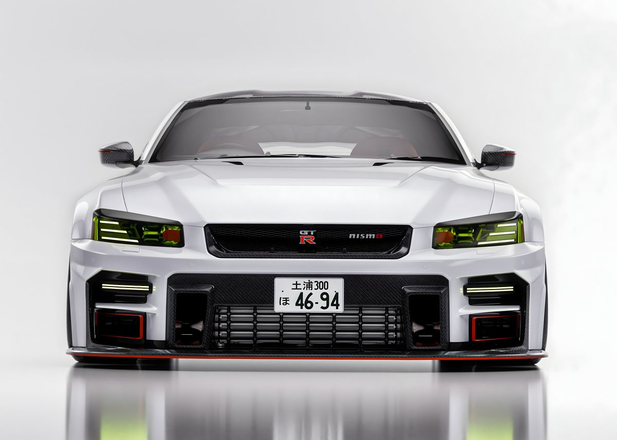 'Nissan Skyline GTR R36' Poster, picture, metal print, paint by Osh ...