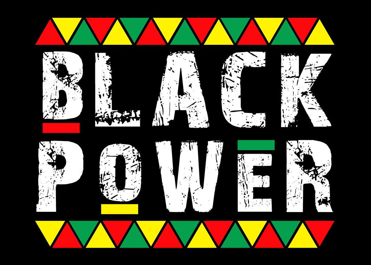 'black power' Poster, picture, metal print, paint by Yacoub Al | Displate