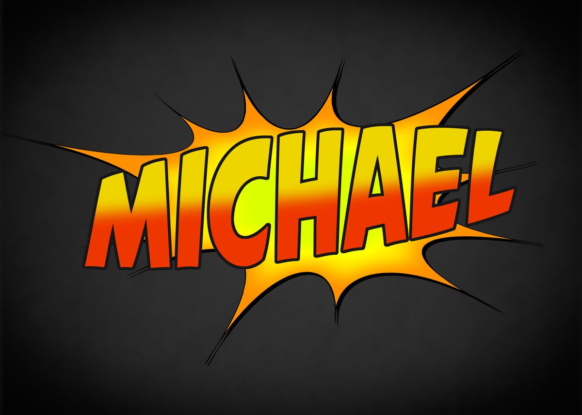 'Michael' Poster, picture, metal print, paint by RogueDesign | Displate