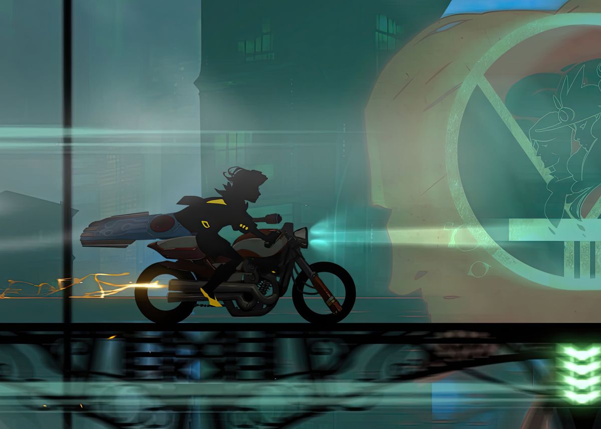 'Transistor' Poster, picture, metal print, paint by tomahoc | Displate