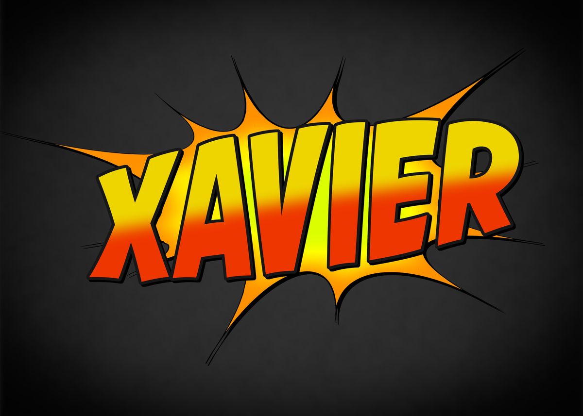 'Xavier' Poster, picture, metal print, paint by RogueDesign | Displate