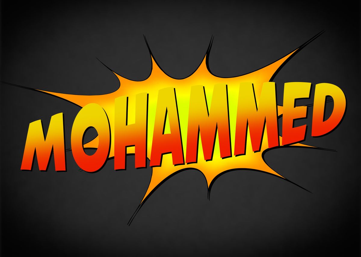 'Mohammed' Poster, picture, metal print, paint by RogueDesign | Displate