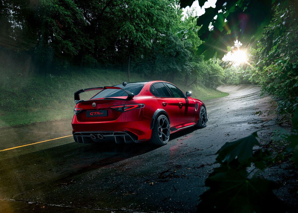 'Alfa Romeo Giulia GTA' Poster, picture, metal print, paint by Janet ...