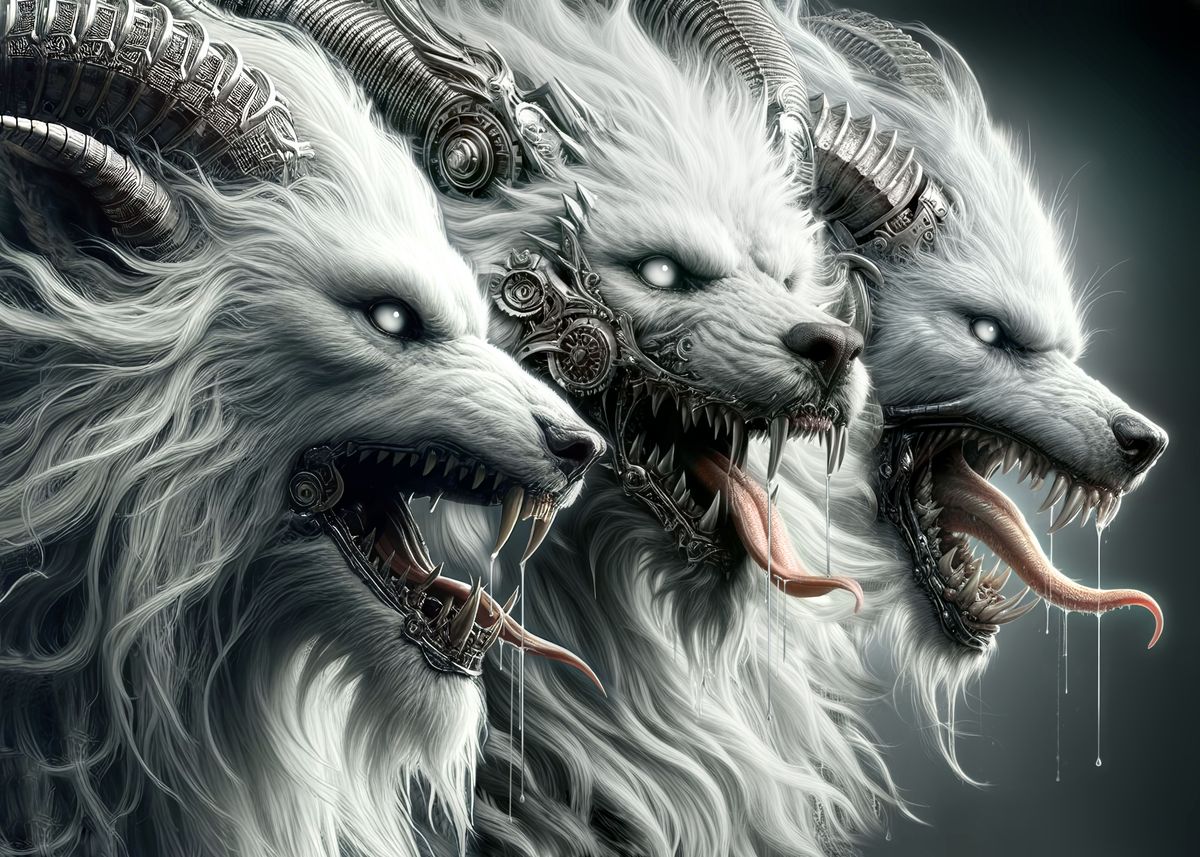 'Cerberus' Poster, picture, metal print, paint by Jean Claude MICHEL ...