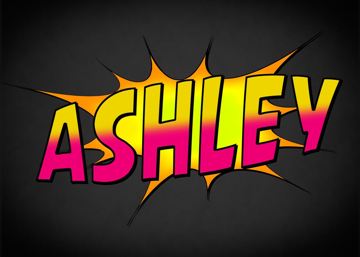 'Ashley' Poster, picture, metal print, paint by RogueDesign | Displate