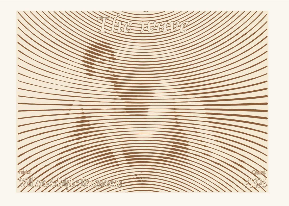 'The wave 1896' Poster, picture, metal print, paint by The Best Poster ...