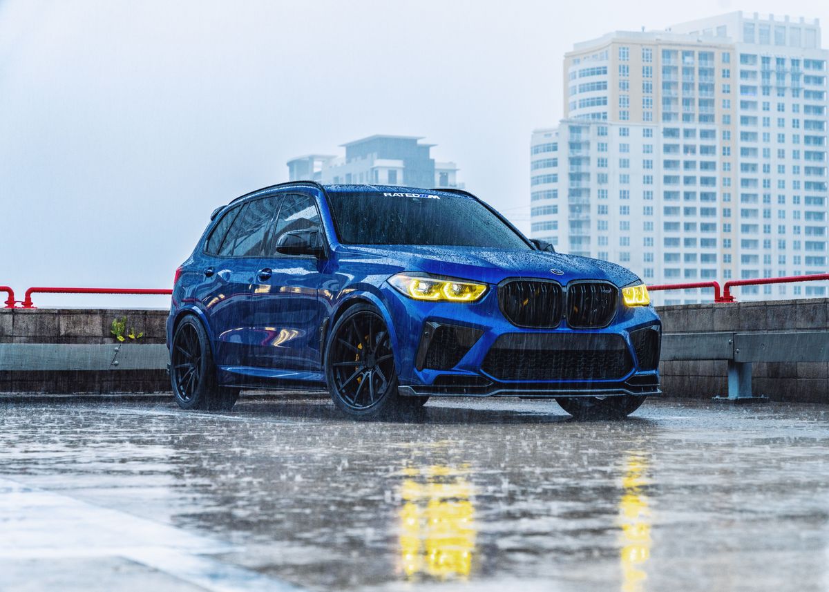 'Bmw x5m ' Poster, picture, metal print, paint by Auto Maniac | Displate