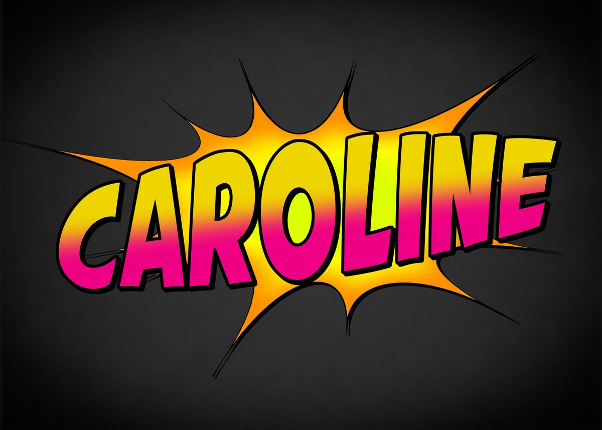 'Caroline' Poster, picture, metal print, paint by RogueDesign | Displate