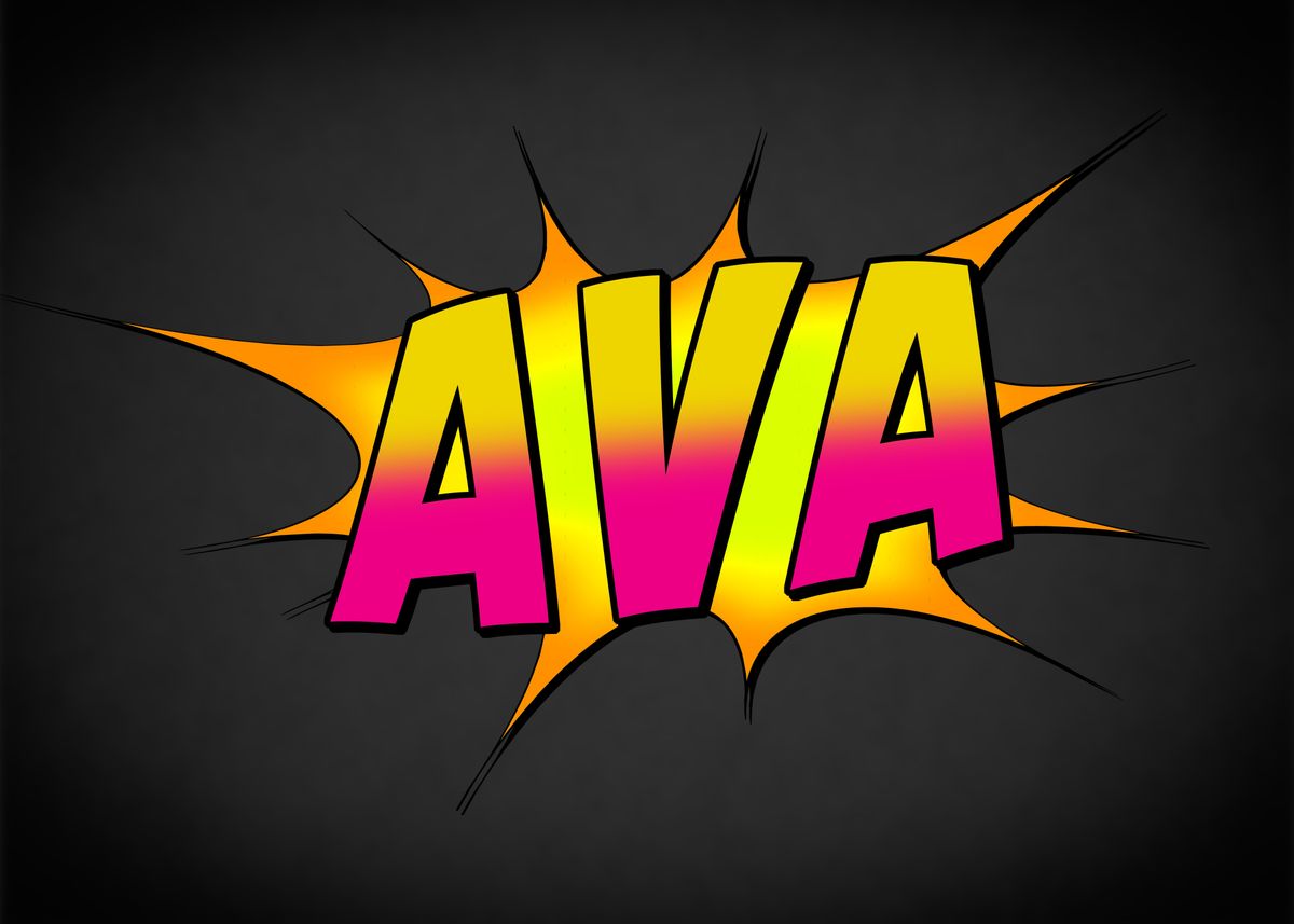 'Ava' Poster, picture, metal print, paint by RogueDesign | Displate