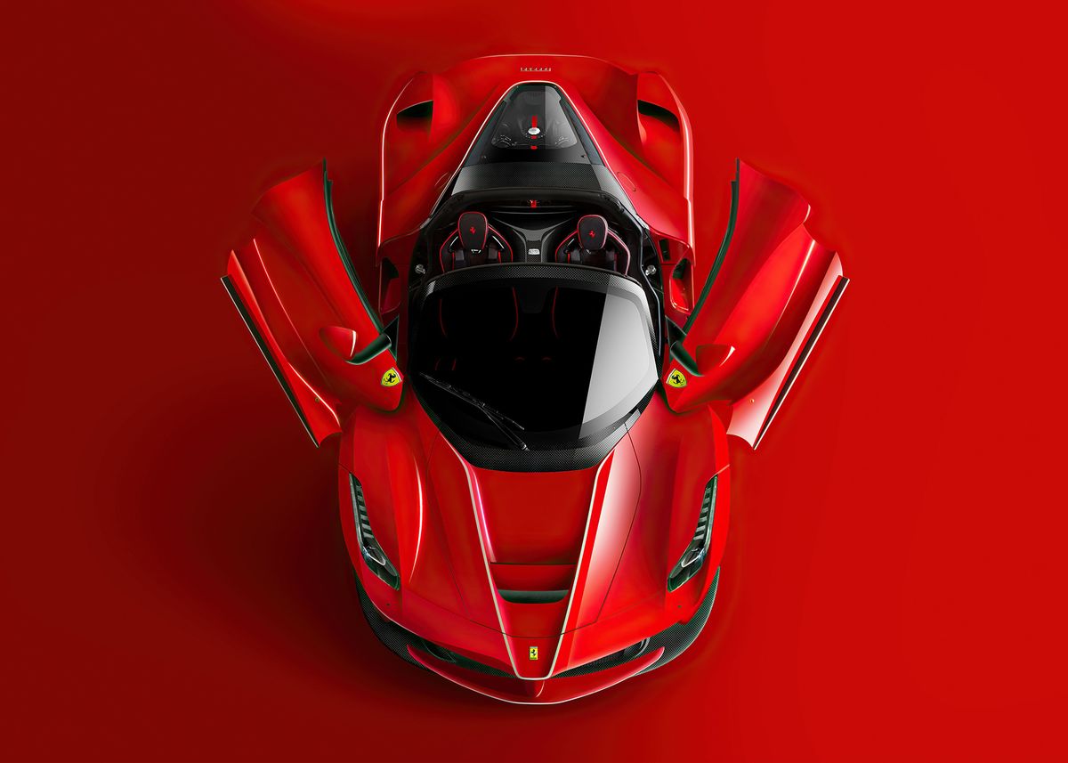 'laferrari aperta' Poster, picture, metal print, paint by Monster Car ...