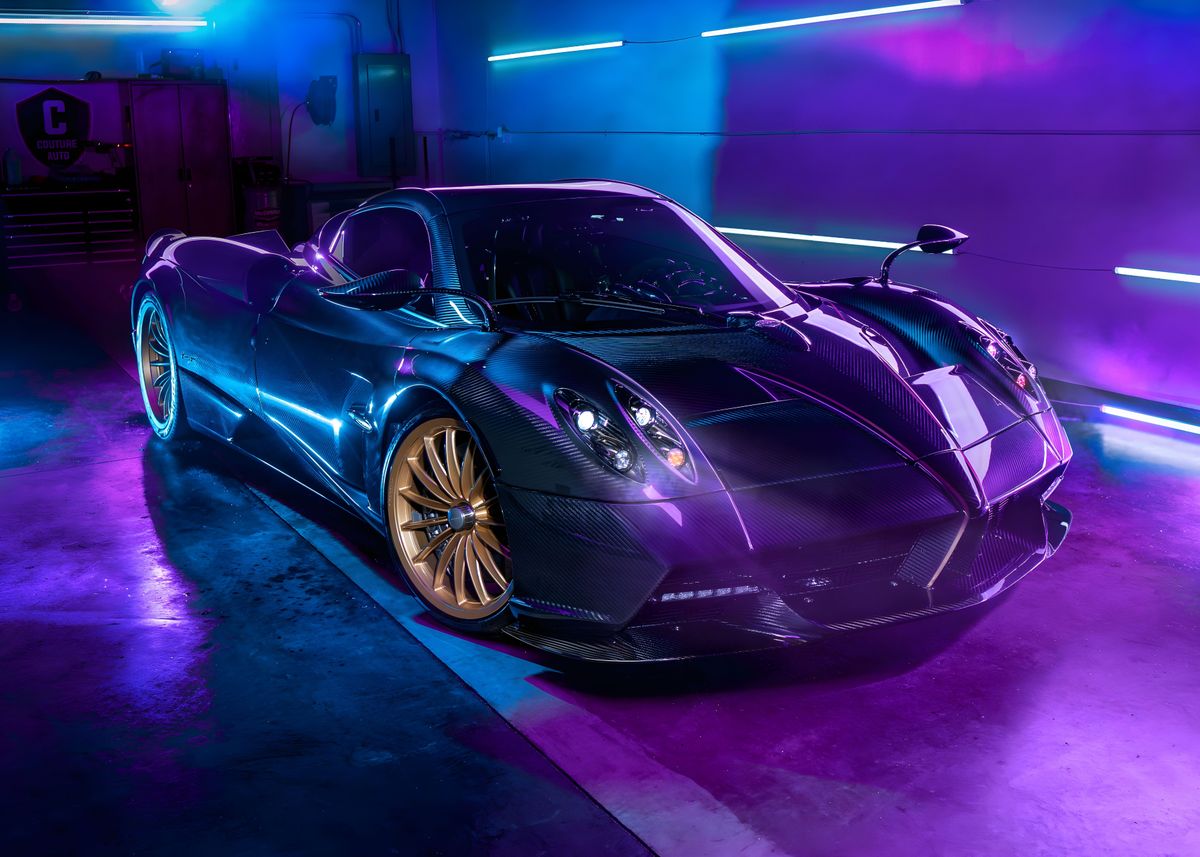 'Pagani Huayra Roasted' Poster, picture, metal print, paint by Sport ...