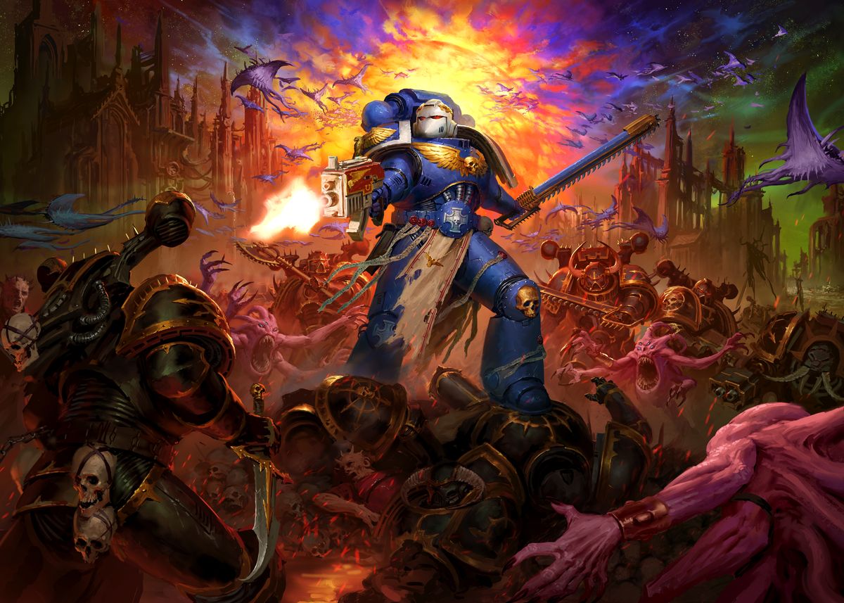 'Warhammer 40,000: Boltgun' Poster, picture, metal print, paint by ...