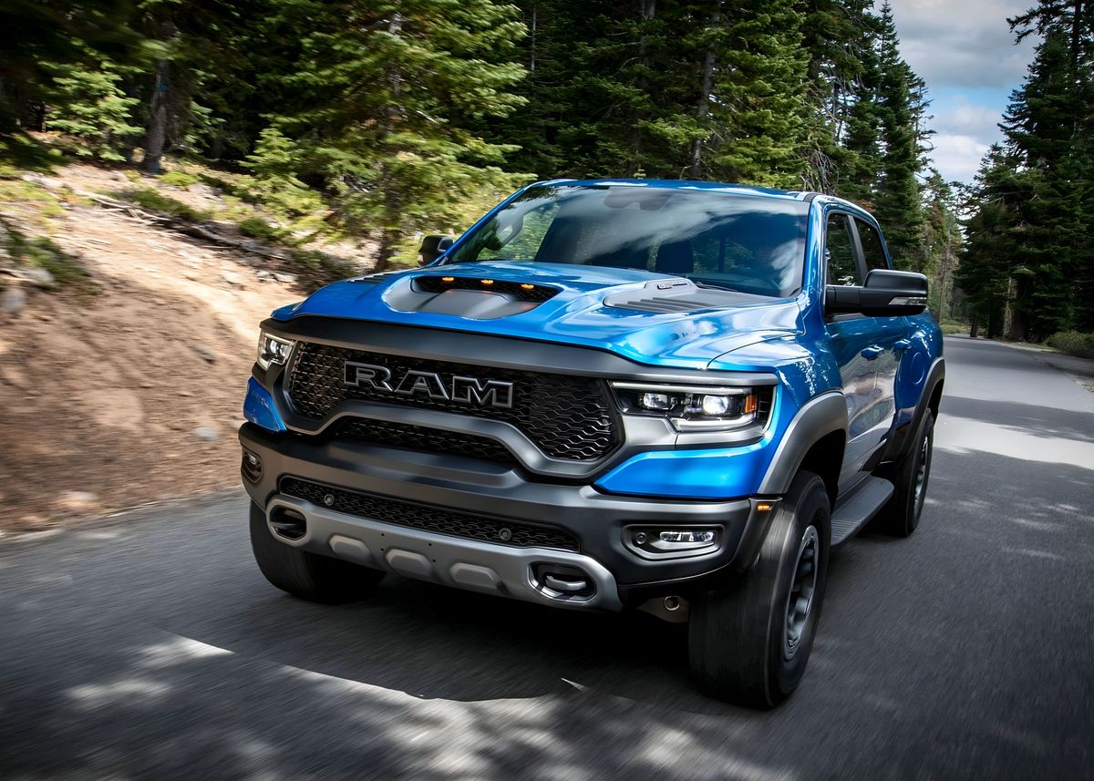 'RAM 1500 TRX ' Poster, picture, metal print, paint by auto cars | Displate
