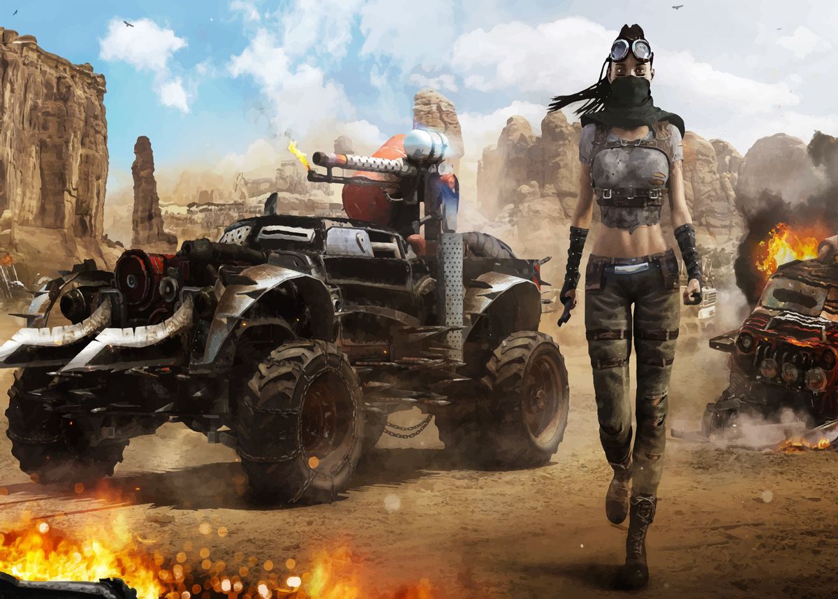 'crossout' Poster, picture, metal print, paint by gepenkz xxx | Displate