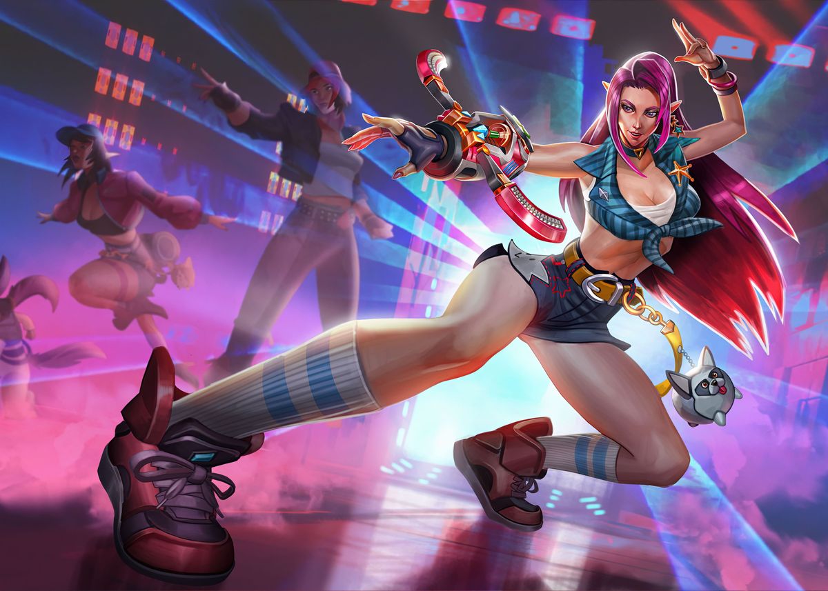 'Paladins Girl' Poster, picture, metal print, paint by NoName Design | Displate