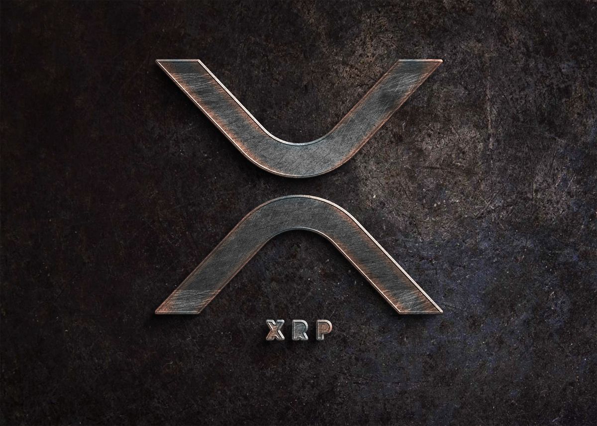 'XRP Coin' Poster, picture, metal print, paint by Trending Music Retro ...