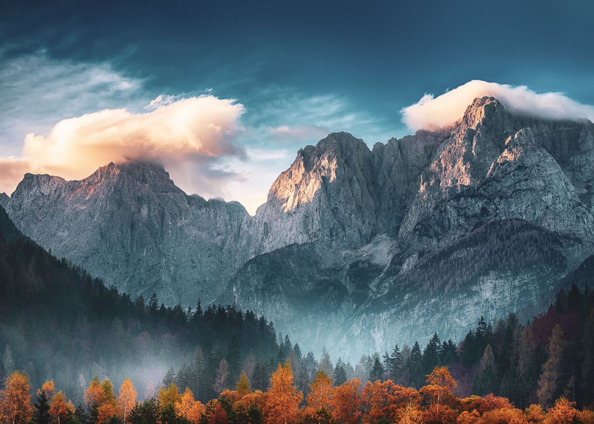'Slovenia Triglav mountain' Poster, picture, metal print, paint by ...