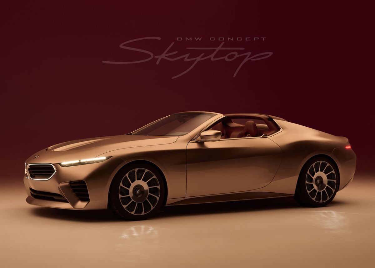 'BMW Skytop Concept' Poster, picture, metal print, paint by Nex Project ...