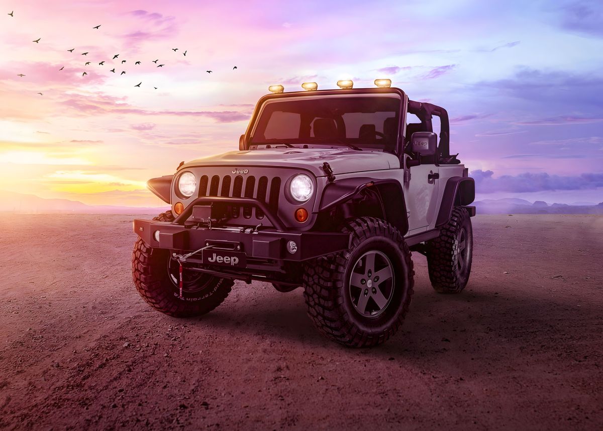 'Jeep Wrangler ' Poster, picture, metal print, paint by Sport Car ...