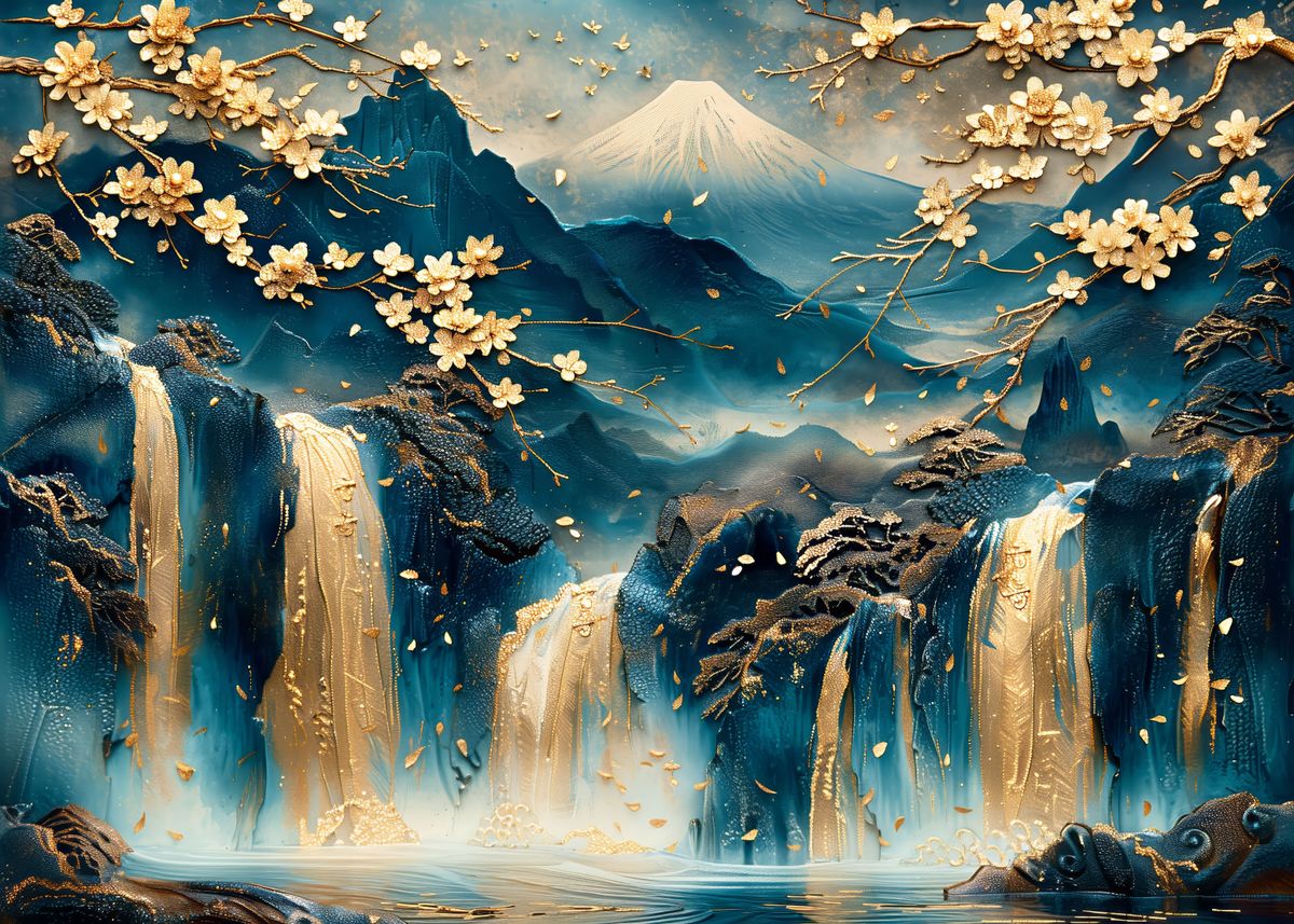 'Serenity & tranquility' Poster, picture, metal print, paint by Simon ...