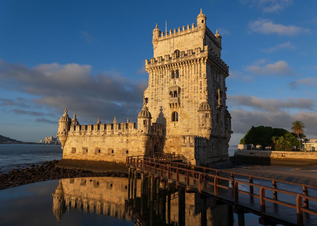 'Belem Tower In Lisbon' Poster, picture, metal print, paint by ...