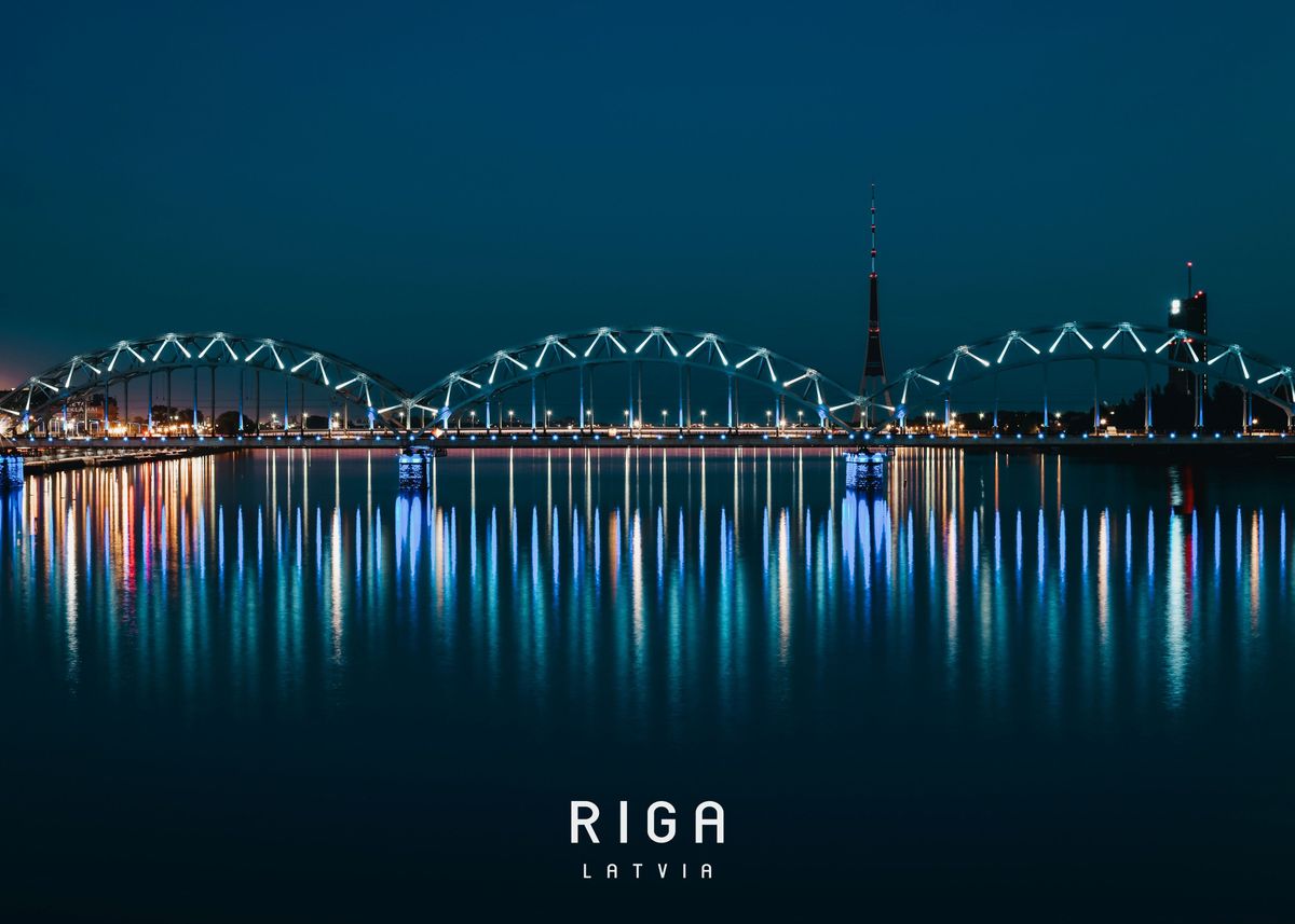 'Riga ' Poster, picture, metal print, paint by Big City | Displate
