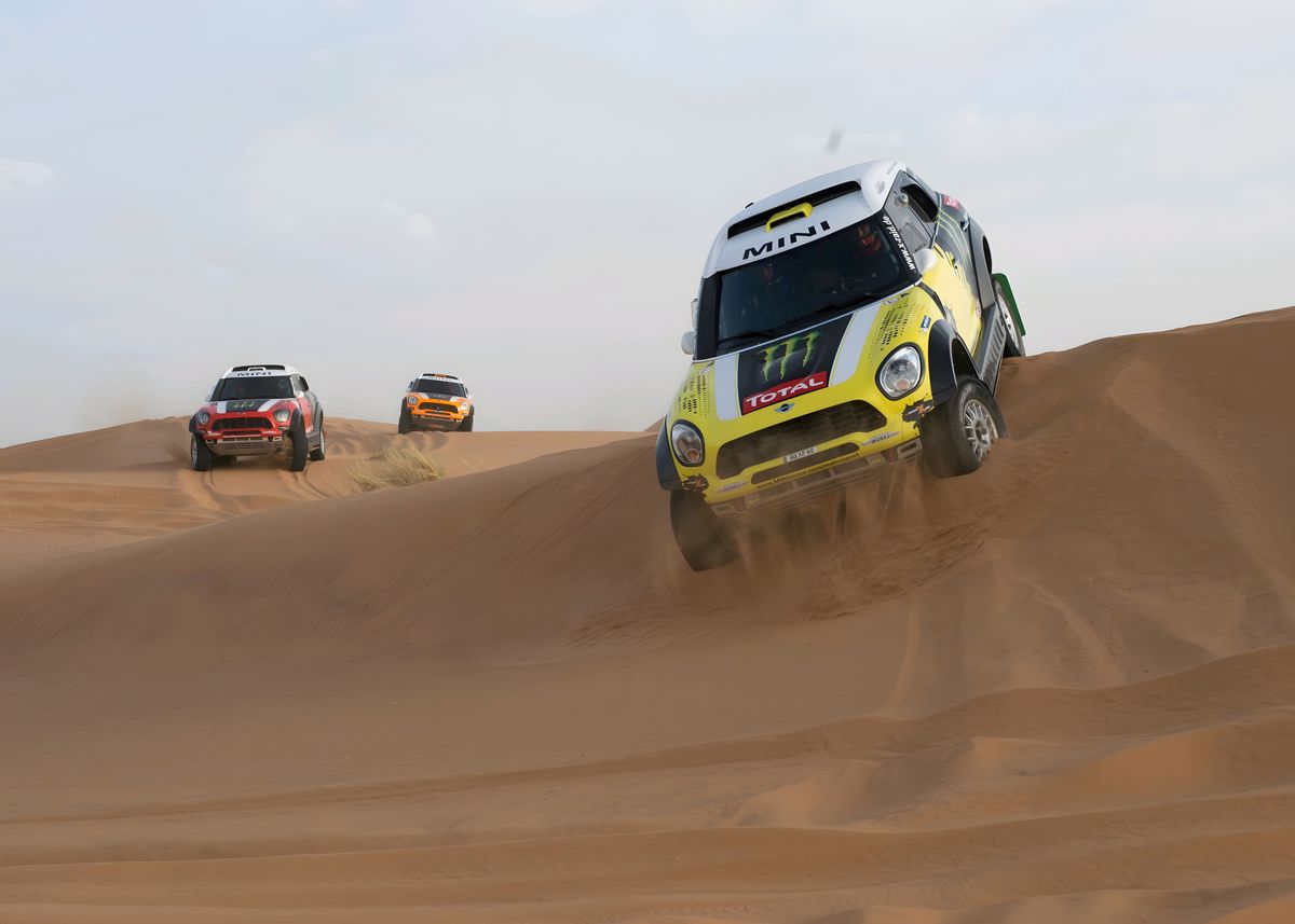 'Mini All4 Racing' Poster, picture, metal print, paint by Indi Creator ...