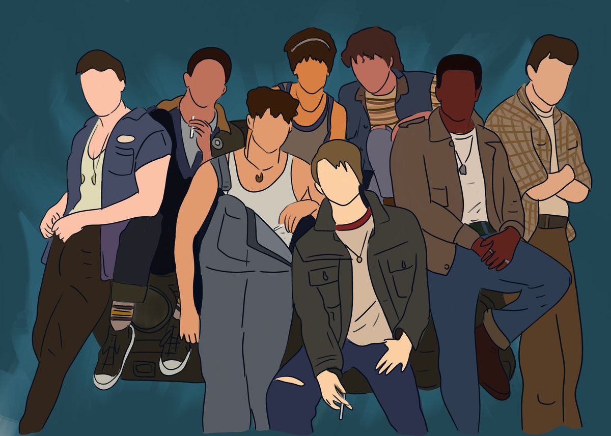 'The Outsiders' Poster, picture, metal print, paint by byebyesally ...