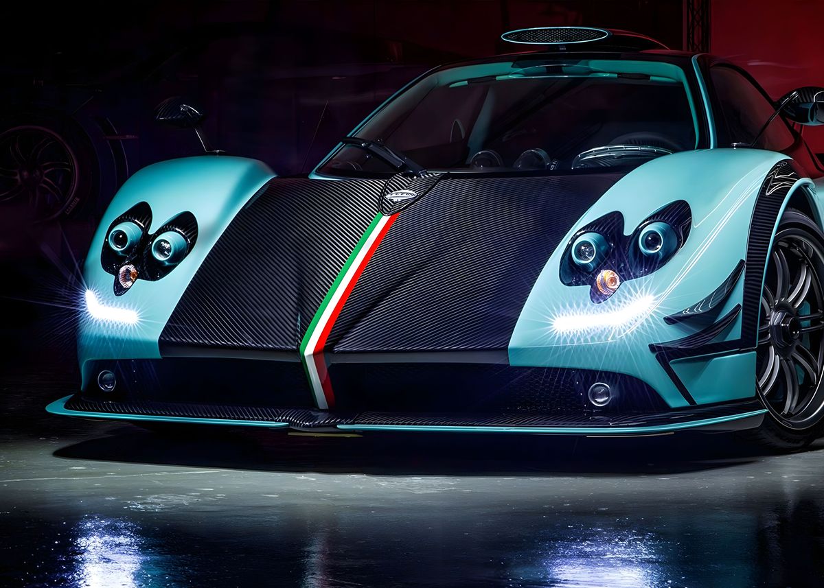 'Pagani Zonda 760' Poster, picture, metal print, paint by Sport Car ...
