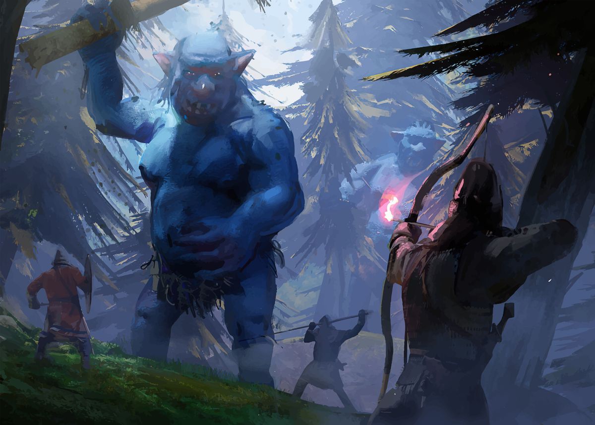 'VALHEIM' Poster, picture, metal print, paint by chevia sss | Displate