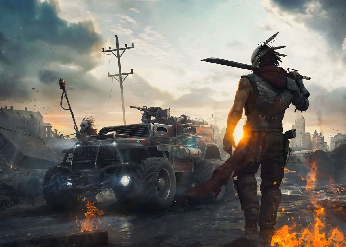 'Crossout fight ' Poster, picture, metal print, paint by Racing Gaming ...