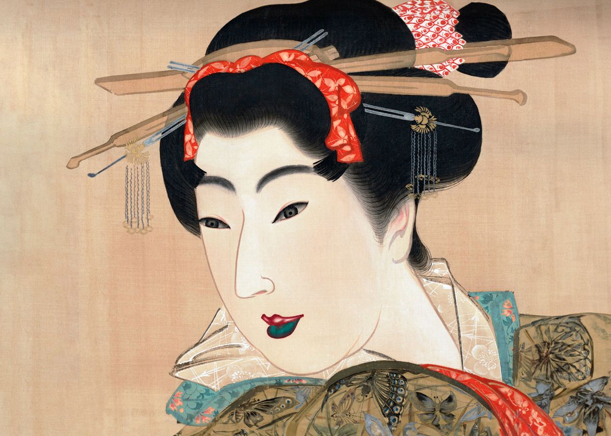'Japanese geisha' Poster, picture, metal print, paint by tony4urban ...