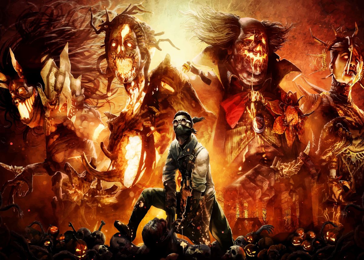 'dbd' Poster, picture, metal print, paint by vera sulistyo | Displate