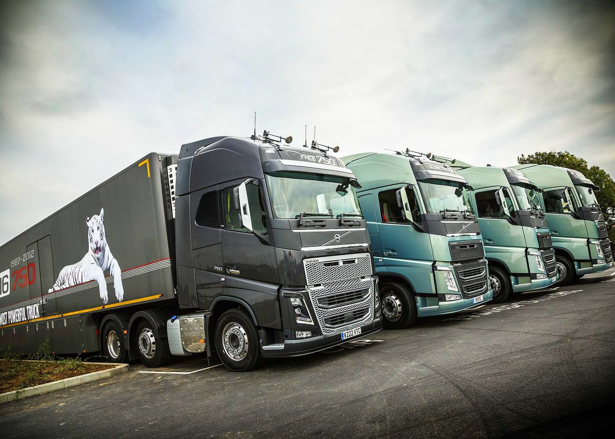 'Volvo FH' Poster, picture, metal print, paint by Jason HCK | Displate