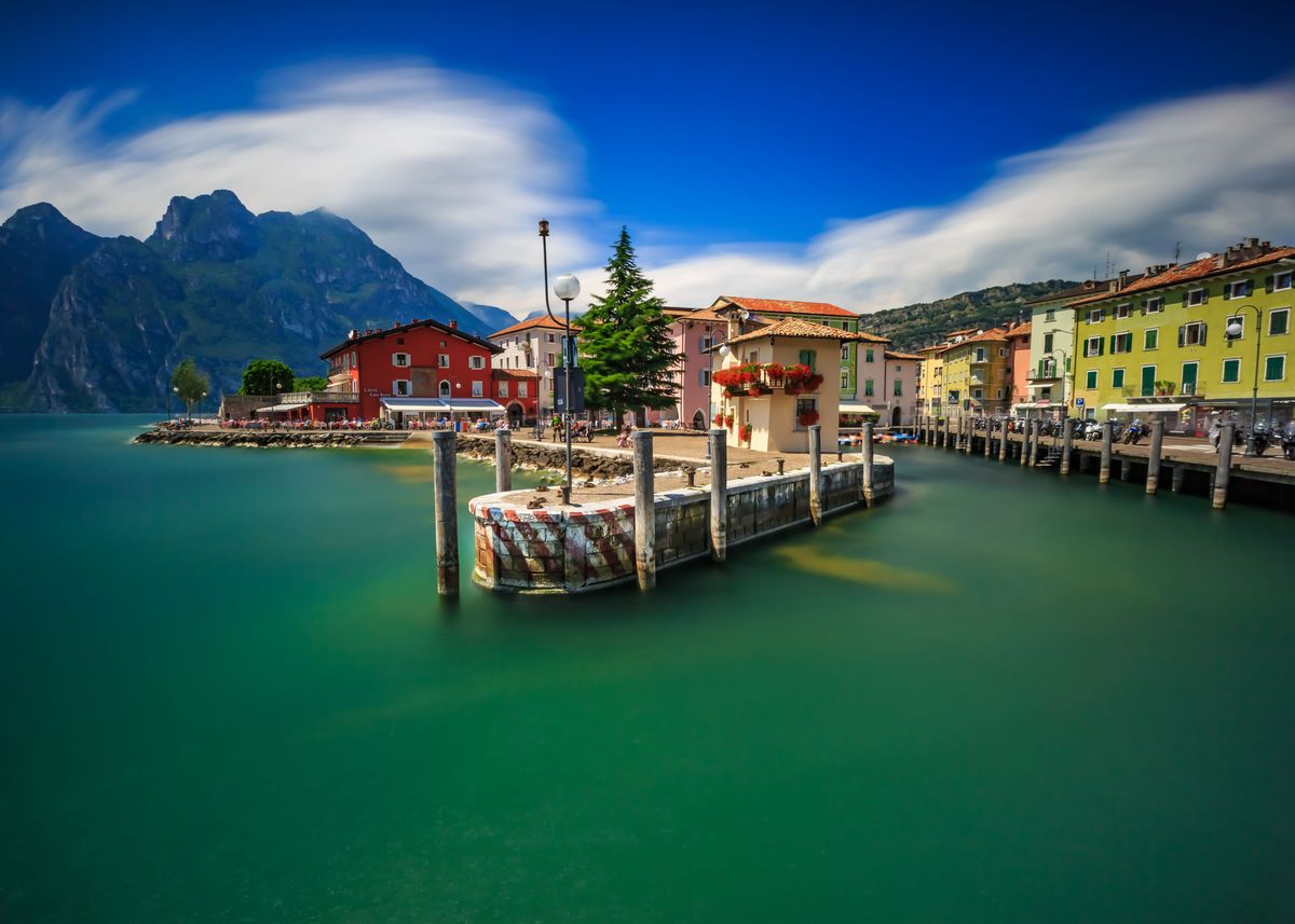 'Lago di Garda, Torbole' Poster, picture, metal print, paint by Martin ...
