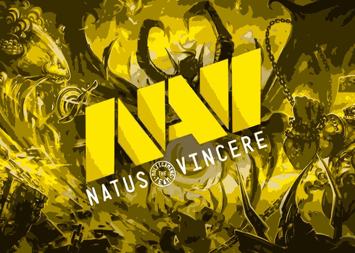 'Natus Vincere Esport' Poster, picture, metal print, paint by ridwan ...