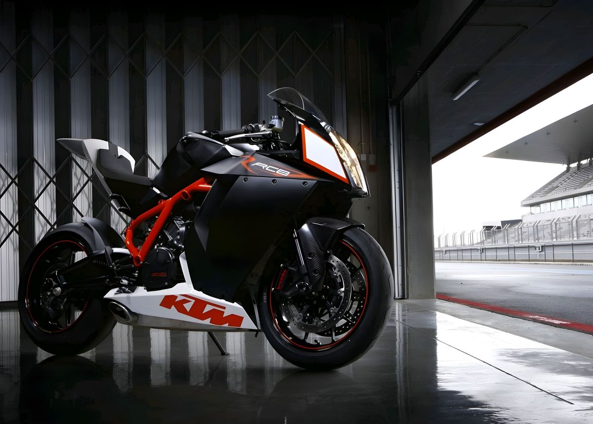 'KTM 1190 RC 8 R' Poster, picture, metal print, paint by Indi Creator ...